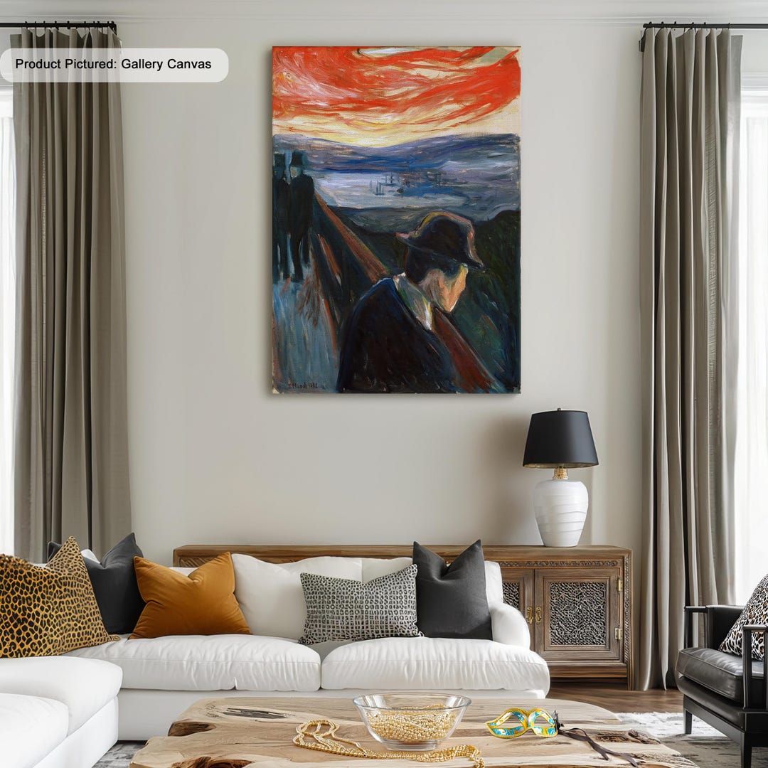 Edvard Munch Despair (1892) Famous Artwork Canvas/poster Art ...