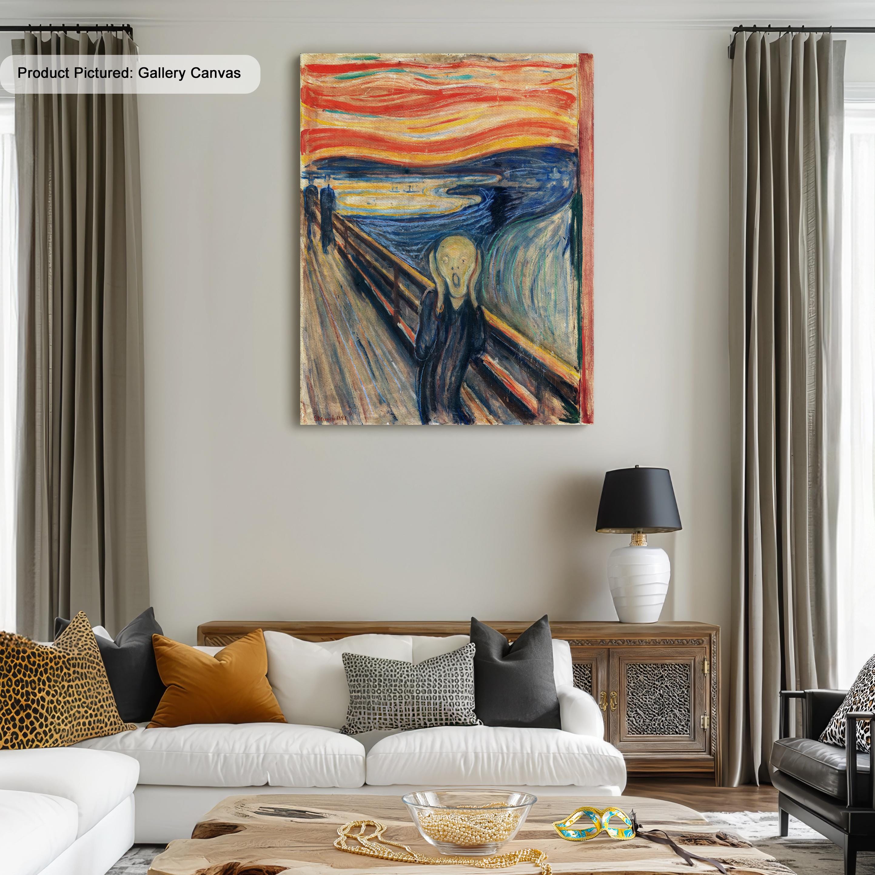 Edvard Munch the Scream Famous Artwork Canvas/poster Art Reproduction ...