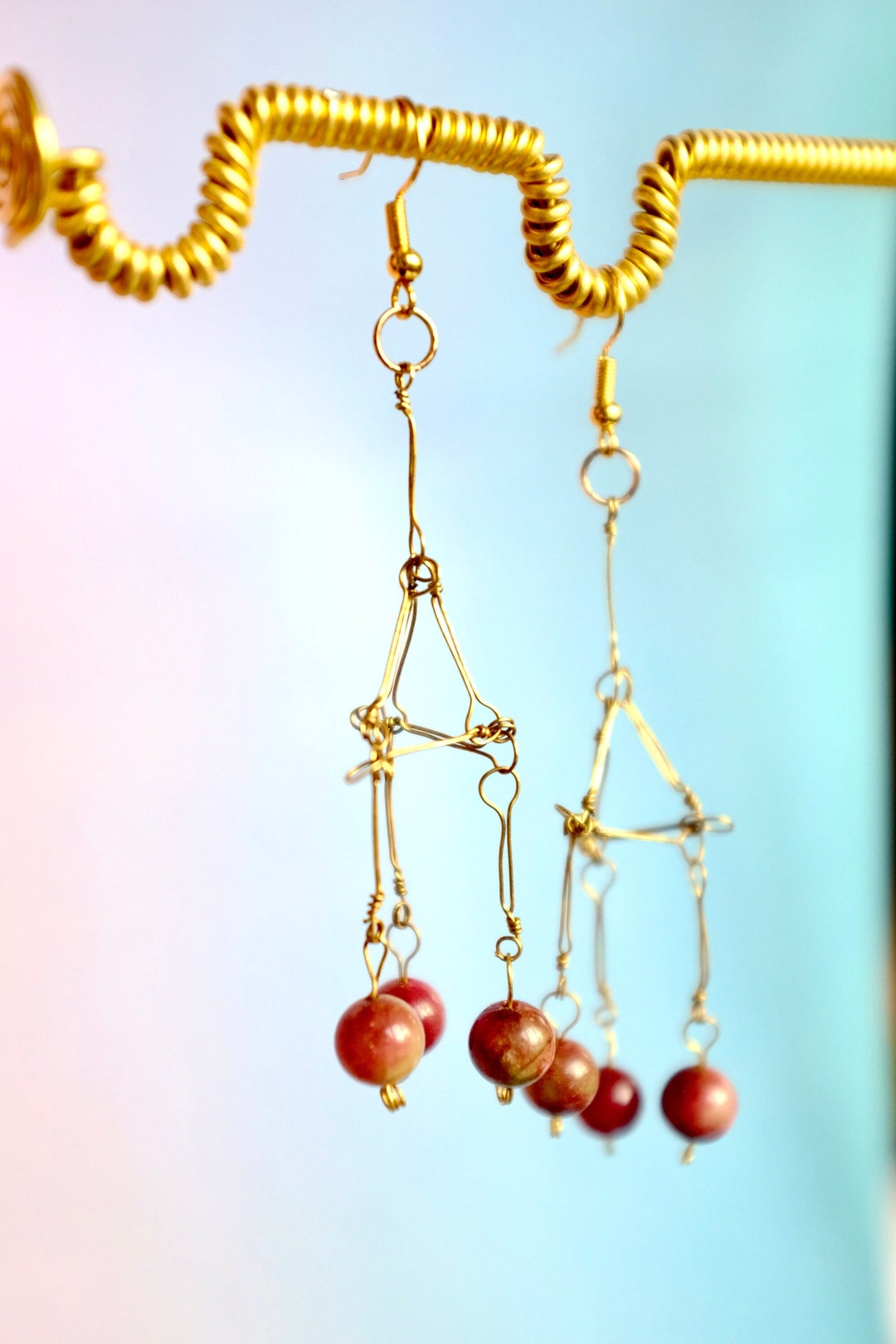 Drops of Mars Earrings - Etsy