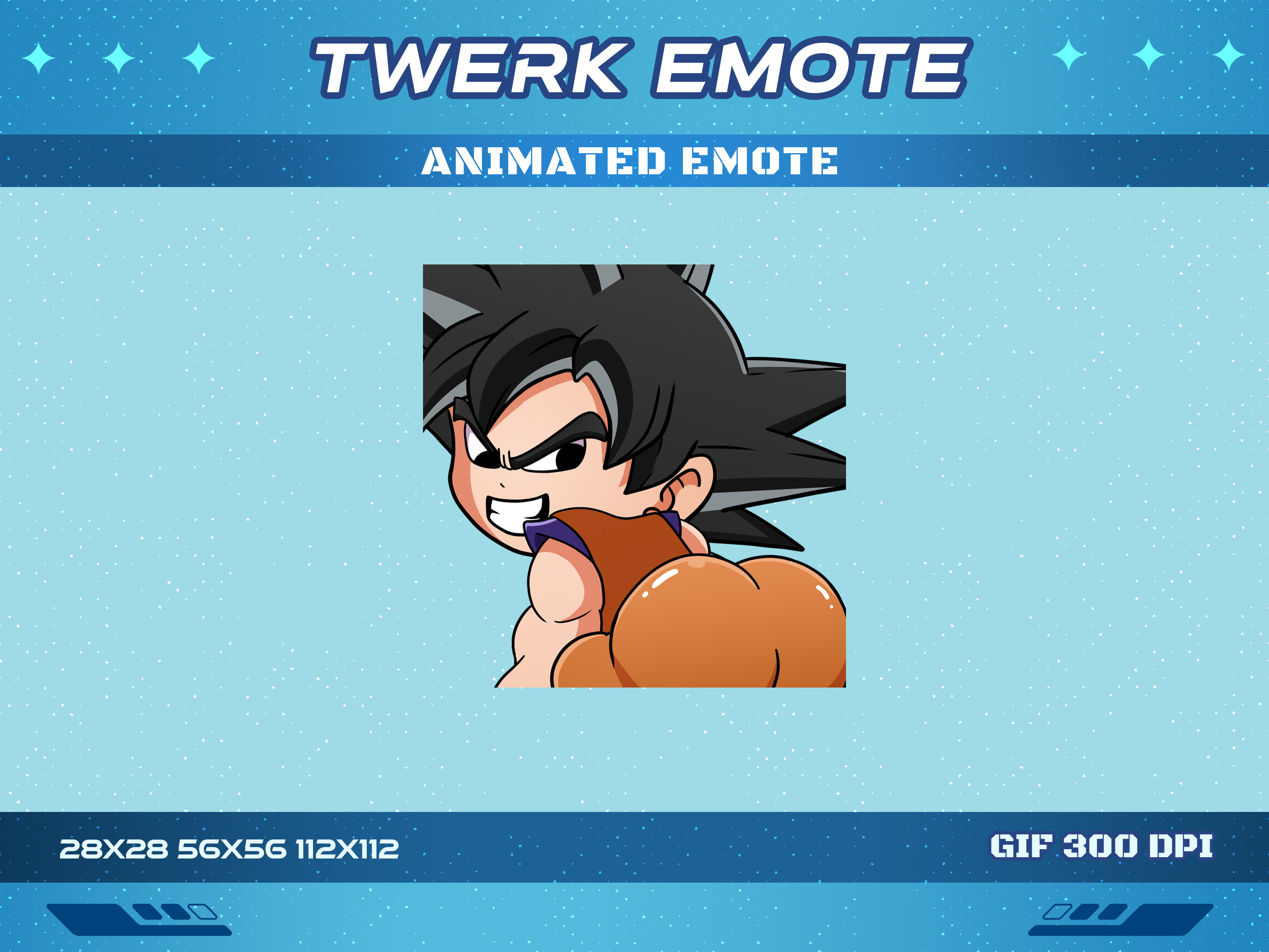 Animated Twerk Dad Emote: Twitch, Discord, Youtube (GIF) - Etsy