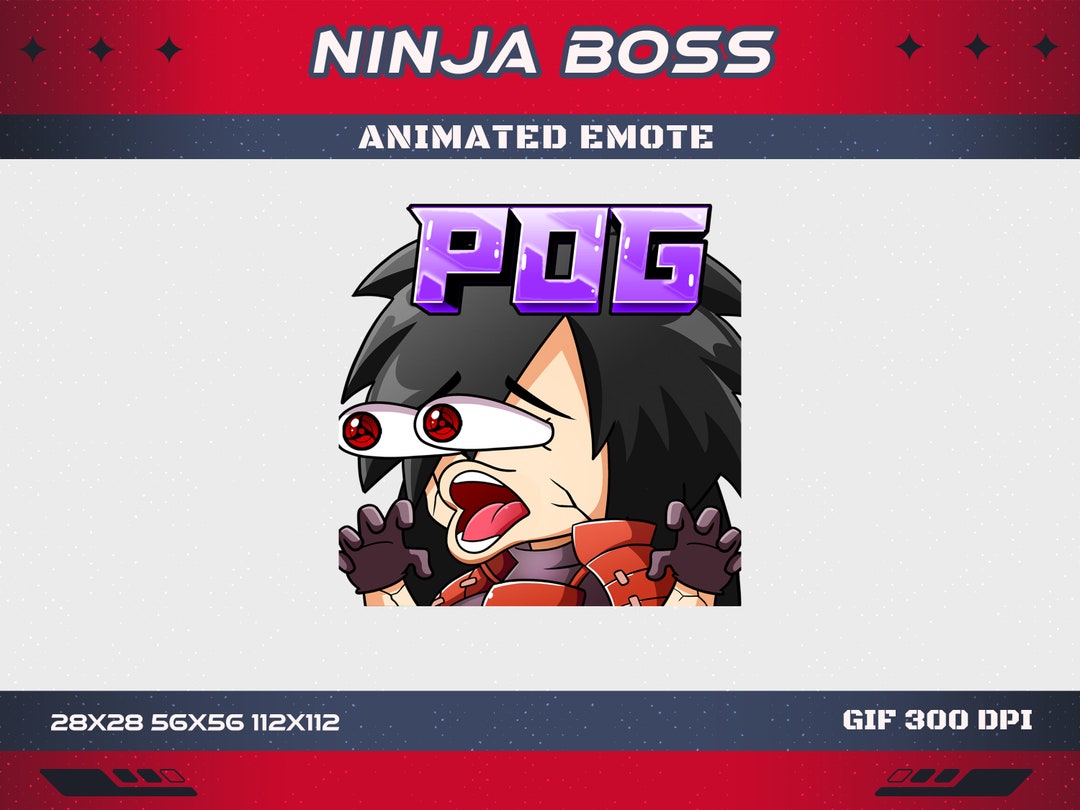 POG Villain Animated Anime Emote, Ninja Boss POG Animated Strongest ...