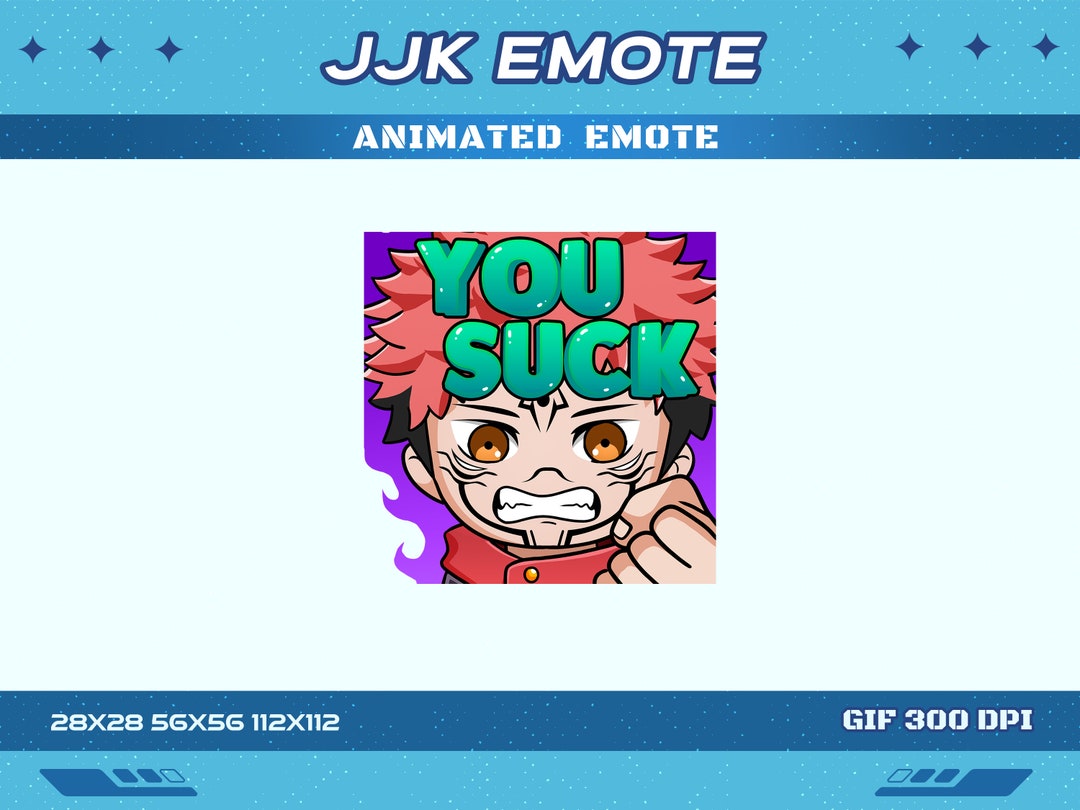 You Suck JJK Curse User Animated Anime Emote, You Suck JJK Anime ...