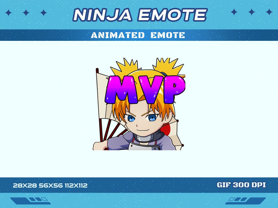 Animated MVP Wind Ninja Emote: Twitch, Discord, Youtube (GIF) - Etsy