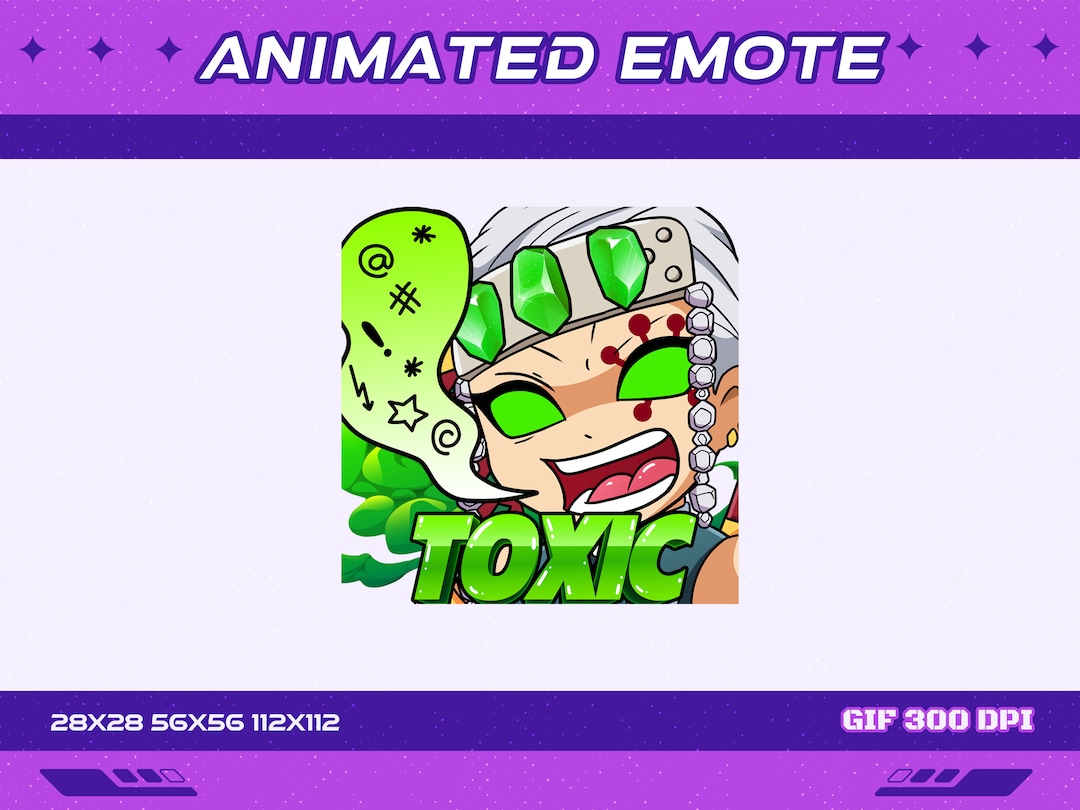 Toxic Demon Fighter Animated Anime Emote, Toxic Anime Demon Fighter ...