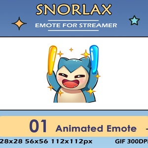 Light Dance Snorlax Pokemon Animated Emote, Animated Saber Light ...