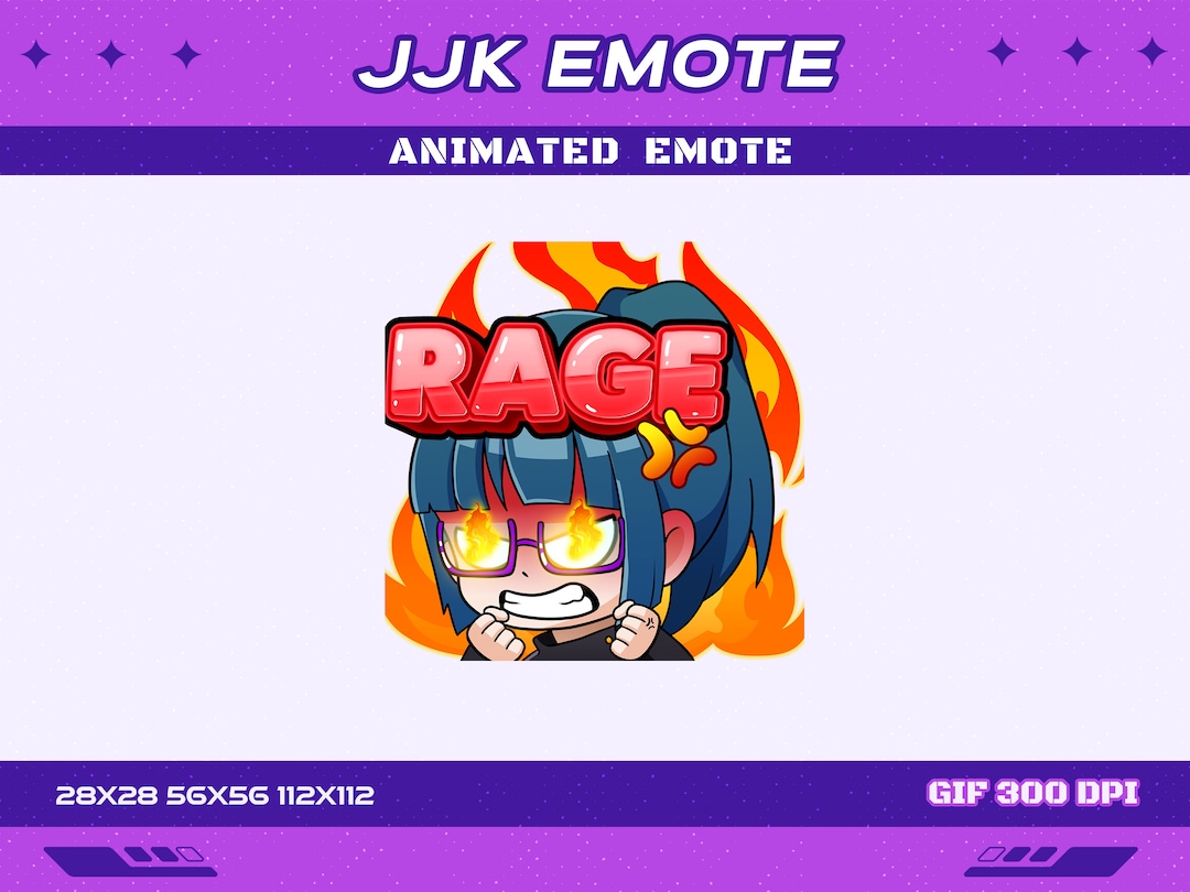 Rage JJK Animated Emote: Anime Curse User (GIF Digital Download) - Etsy