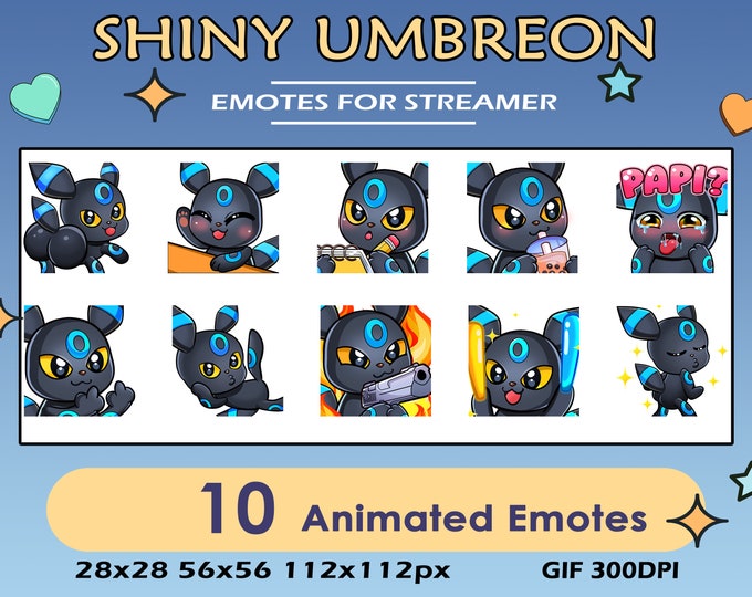 Cute Umbreon Pokemon Enamel Pin / Shiny Umbreon Eeveelutions Enamel ...