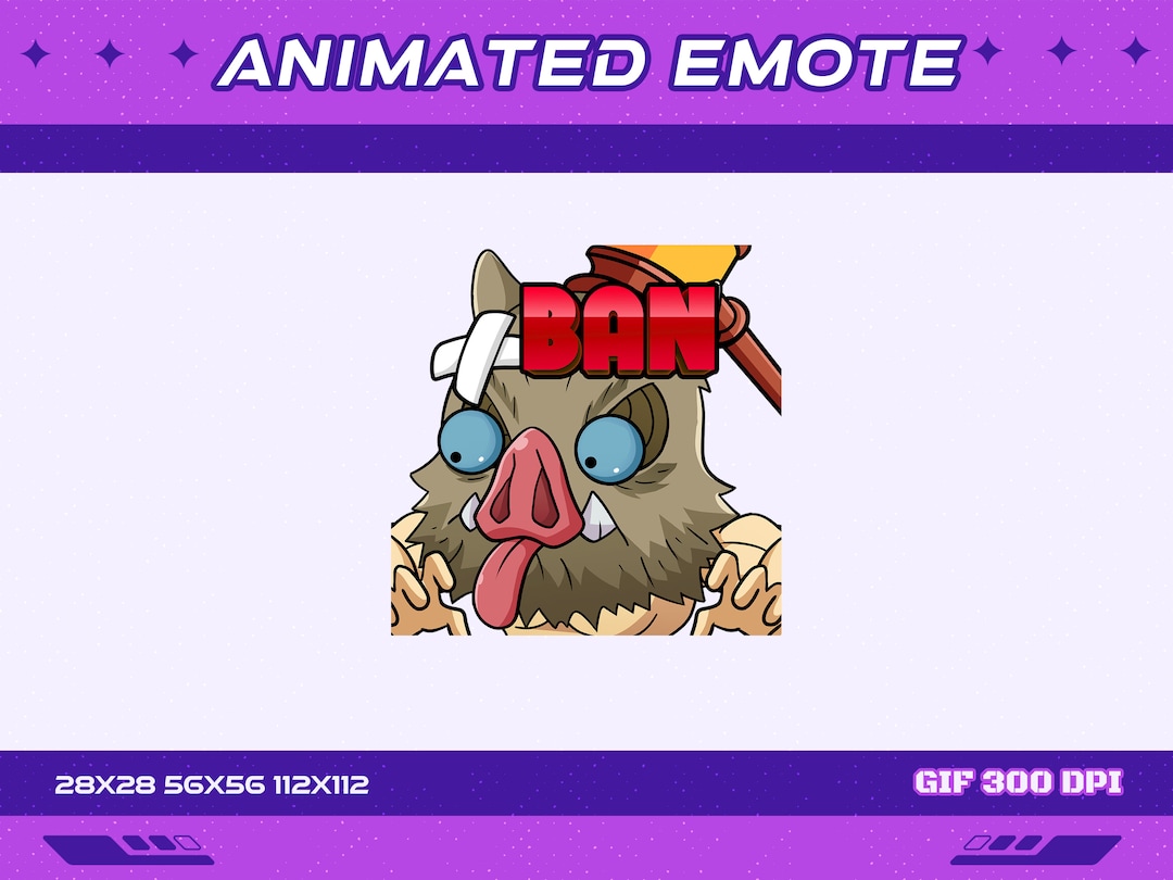 Ban Demon Fighter Animated Anime Emote, Ban Anime Demon Fighter ...