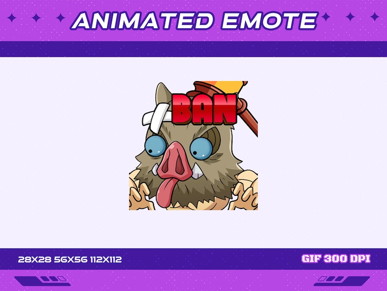 Ban Demon Fighter Animated Anime Emote, Ban Anime Demon Fighter ...