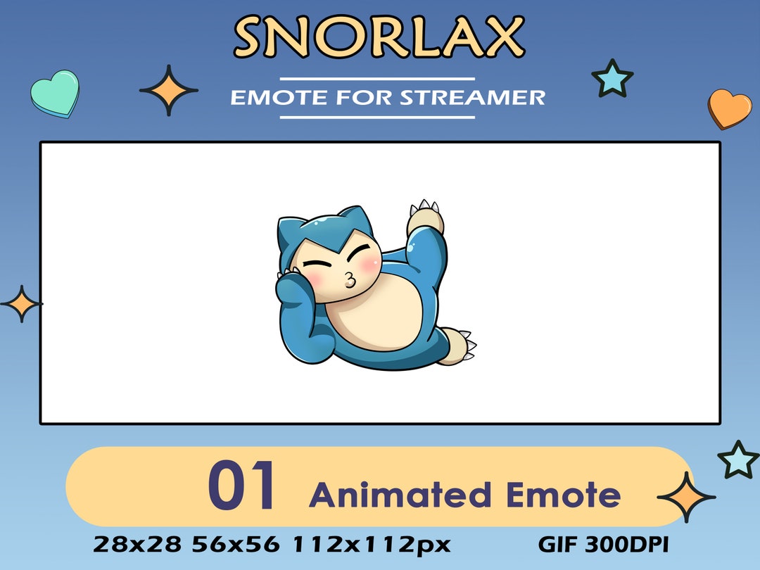 Leg Dance Snorlax Animated Emote: Twitch, Discord, Youtube (GIF) - Etsy ...