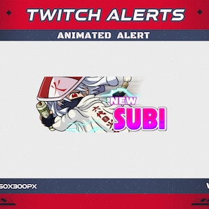 New Sub Ninja Teacher Shinobi Twitch Animated Alerts, New Sub Webm ...