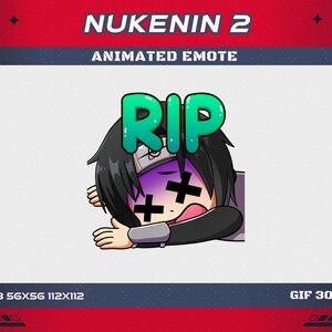 Animated Ninja Raid Emote: Nukenin Twitch, Discord, Youtube (GIF) - Etsy