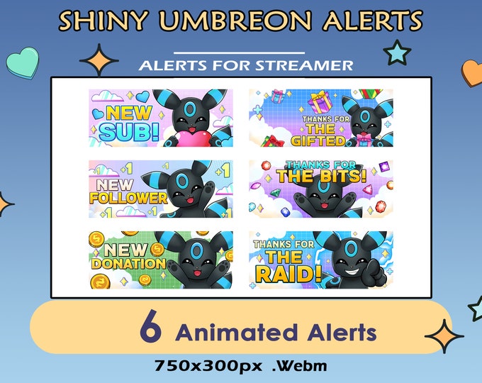 Umbreon - Pokémon - Fully Rigged Live2d Model - Etsy