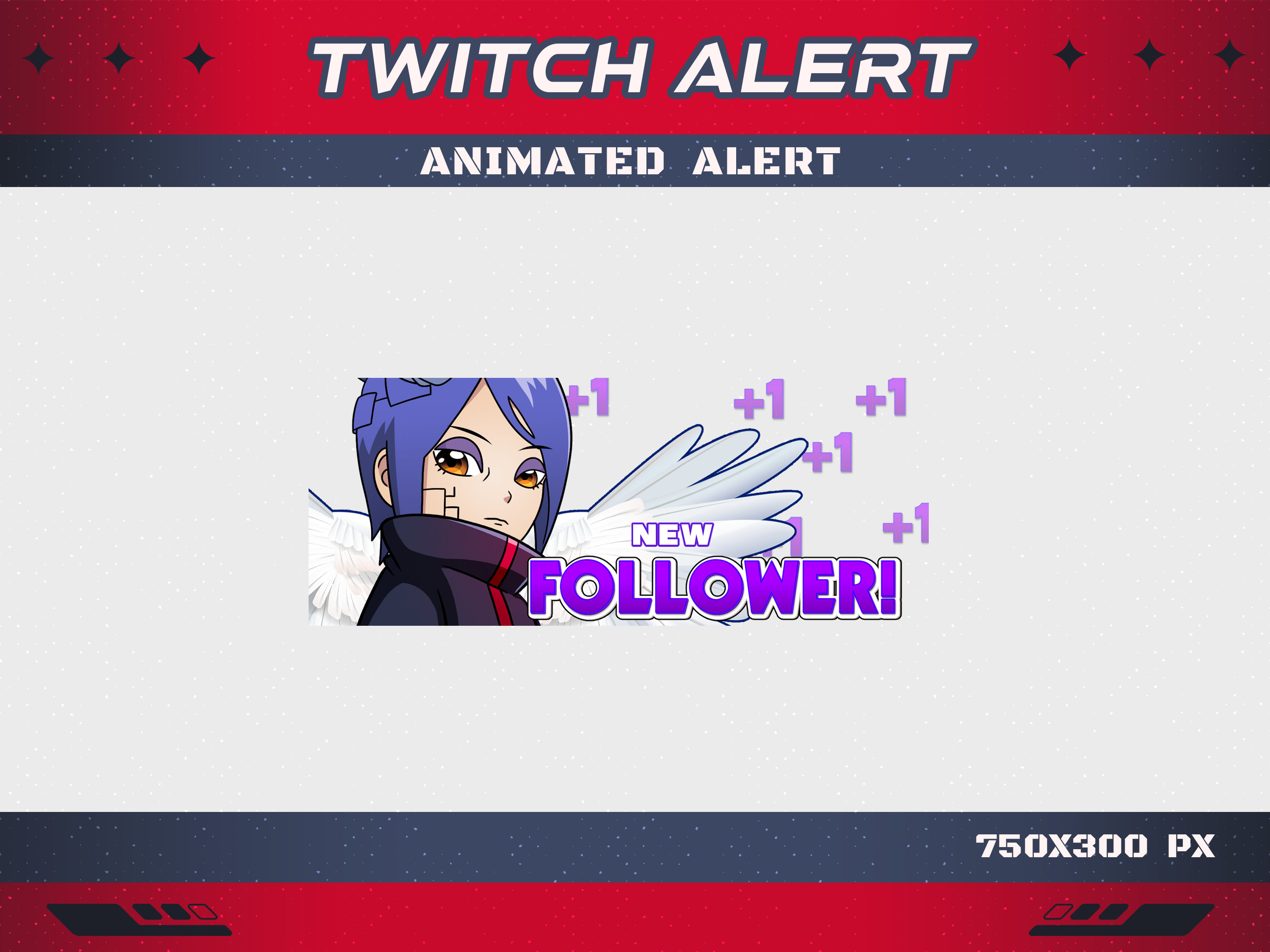 Ninja Anime Twitch Animated Alert: New Follower Webm Stream Overlay - Etsy