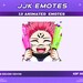 Light Stick Dance JJK King of Curse User Boy Animated Anime Emote ...
