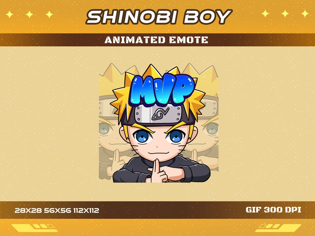 MVP Ninja Hokage Animated Emote, Ninja MVP Clone Jutsu Animated Shinobi ...