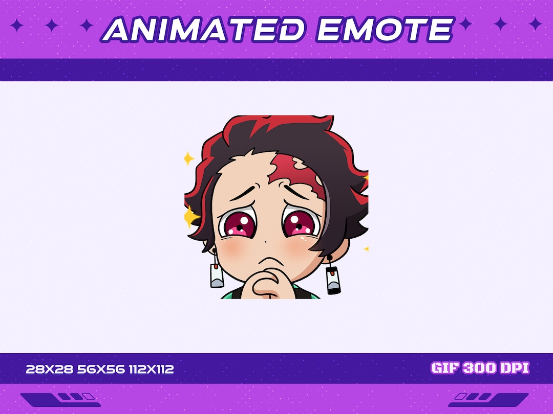 Begging Demon Fighter Animated Anime Emote, Begging Anime Demon Fighter ...