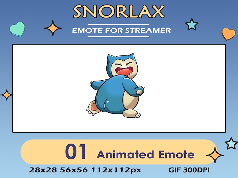 Music Dance Snorlax Pokemon Animated Emote, Animated Music Dance ...