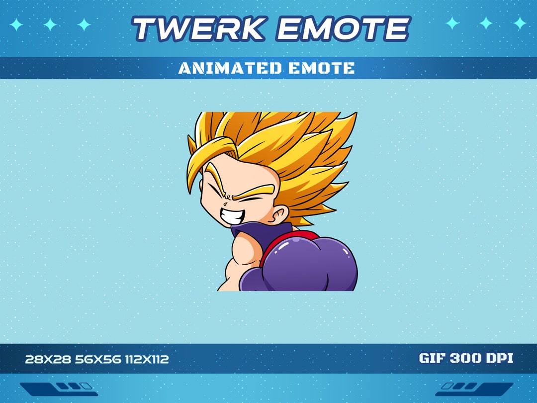 Twerk Son Fighter Anime Animated Anime Emote Ass Twerk Son Fighter