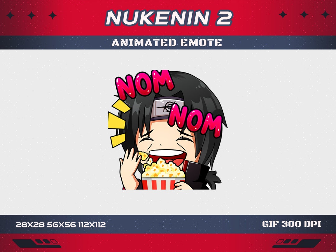 Eating Popcorn Ninja Animated Emote, Animated Ninja Eating Pop Corn ...