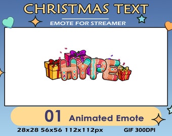 Hype Animated Emote, Twitch Text Animated Emote, Hype Animation Text ...