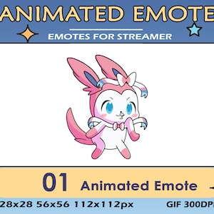 Shake Dance Sylveon Pokemon Animated Emote, Animated Shake Dance ...