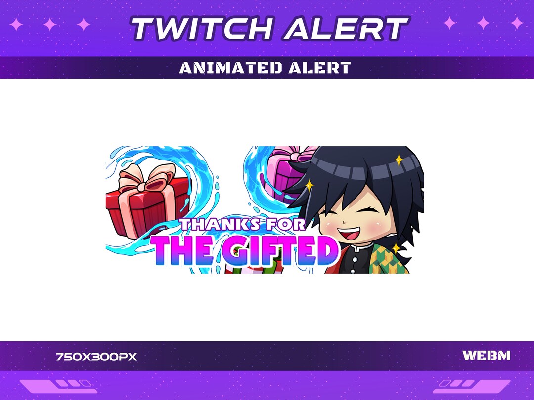 Thanks for the Gifted Demon Boy Twitch Animated Alert, Thanks for the ...