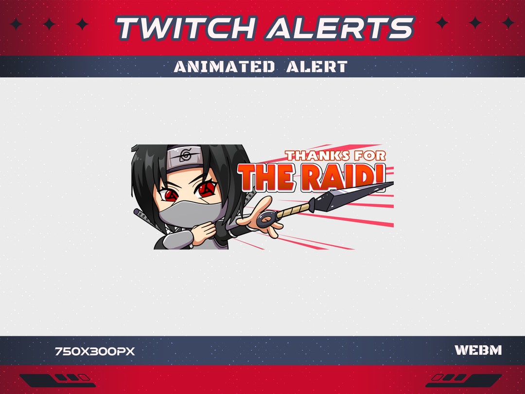 Thanks for the Raid Nukenin Crow Ninja Twitch Animated Alerts, the Raid ...