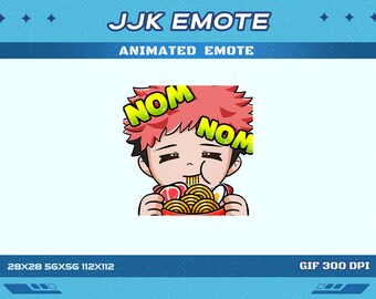 Sukuna JJK Pack Set Anime Cute Bla Drinking Boba Tea Loading Eating ...