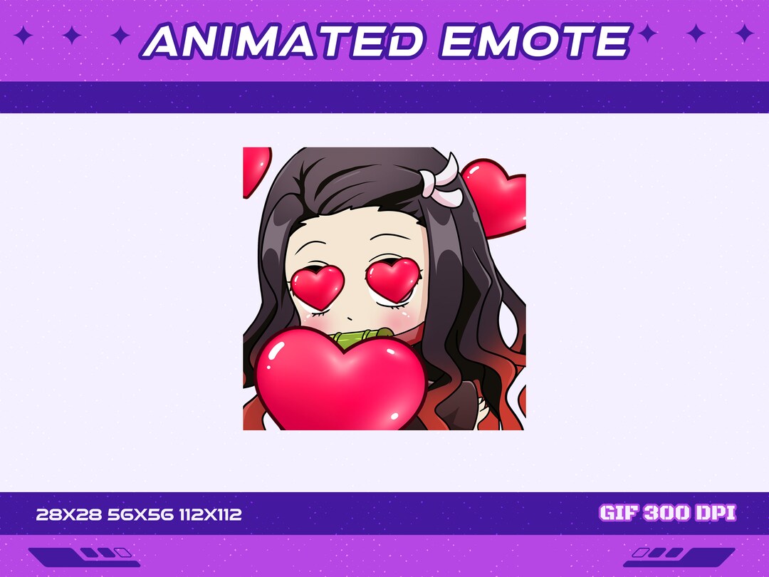 Love Demon Fighter Animated Anime Emote, Love Heart Anime Demon Fighter ...