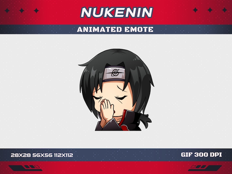 Begging Ninja Animated Emote, Animated Ninja Begging Nukenin Twitch ...