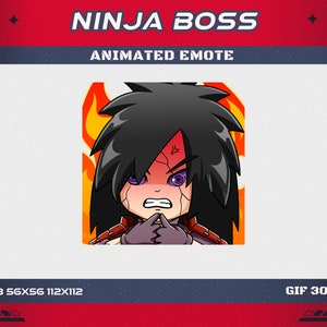 Angry Ninja Villain Animated Anime Emote, Ninja Rage Animated Strongest ...