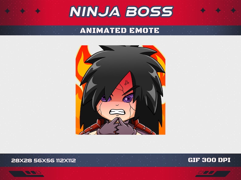 Angry Ninja Villain Animated Anime Emote, Ninja Rage Animated Strongest ...