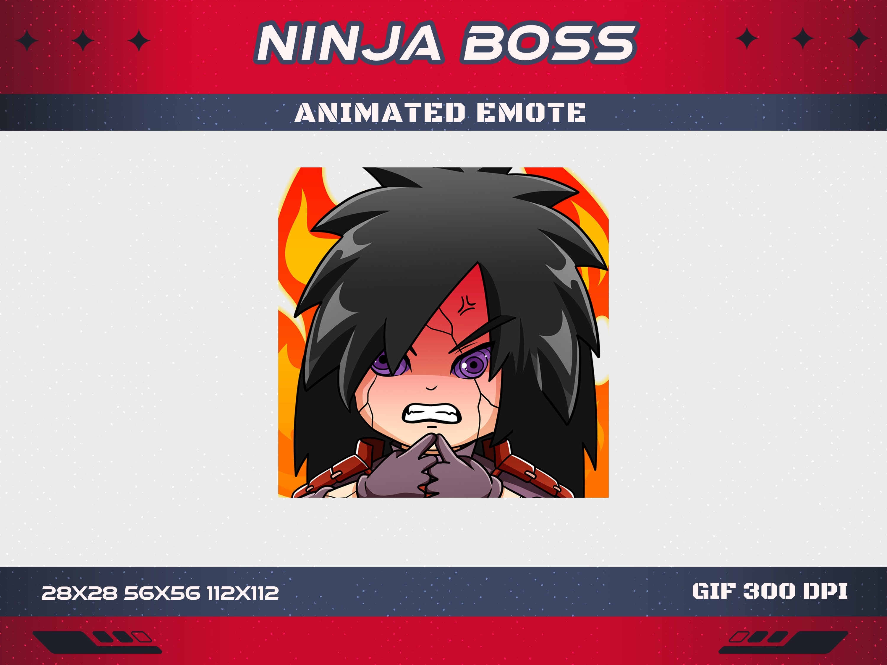 Angry Ninja Villain Animated Anime Emote, Ninja Rage Animated Strongest ...