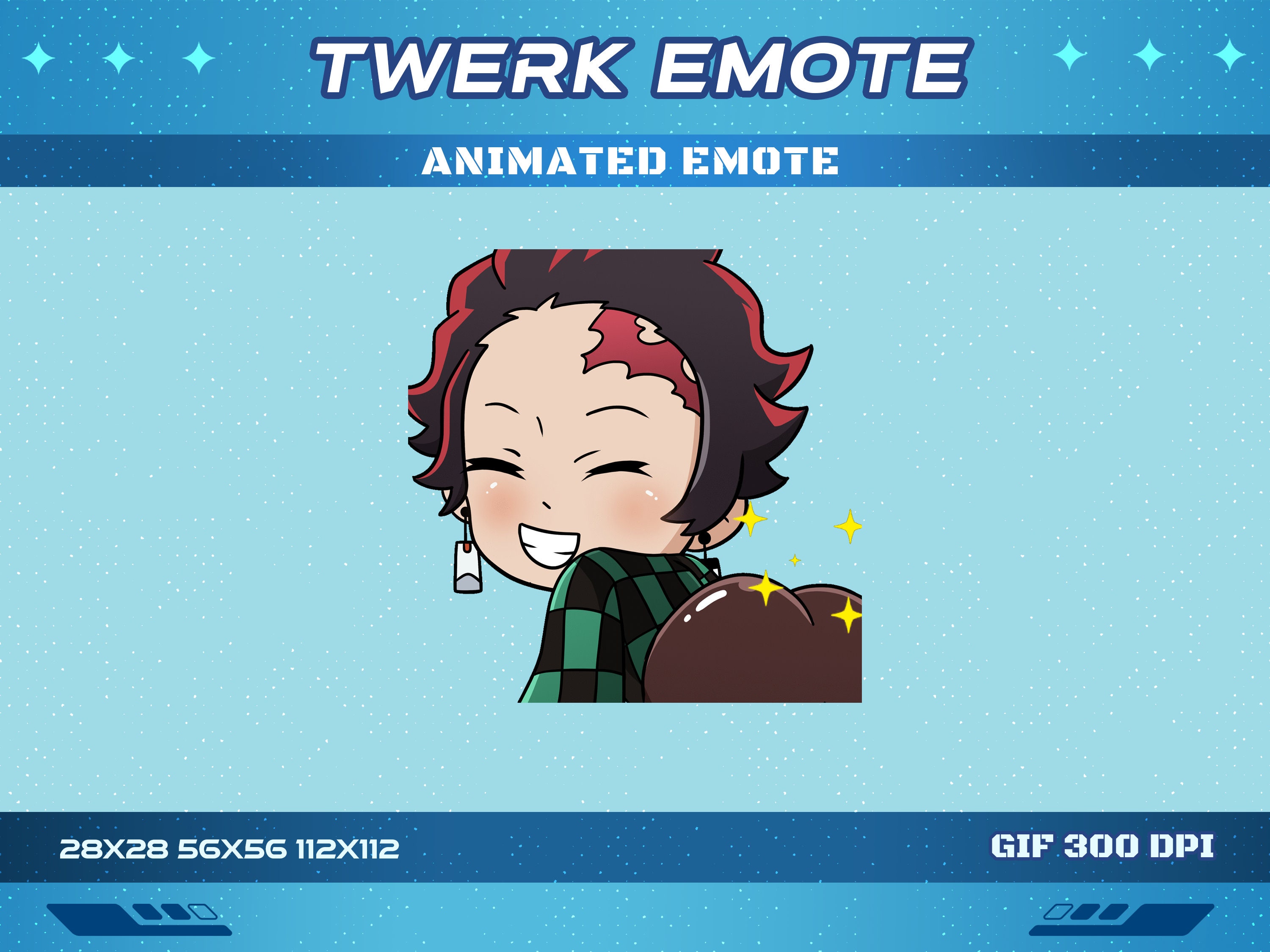 Twerk Demon Boy Animated Anime Emote, Ass Twerk Demon Boy Animated ...