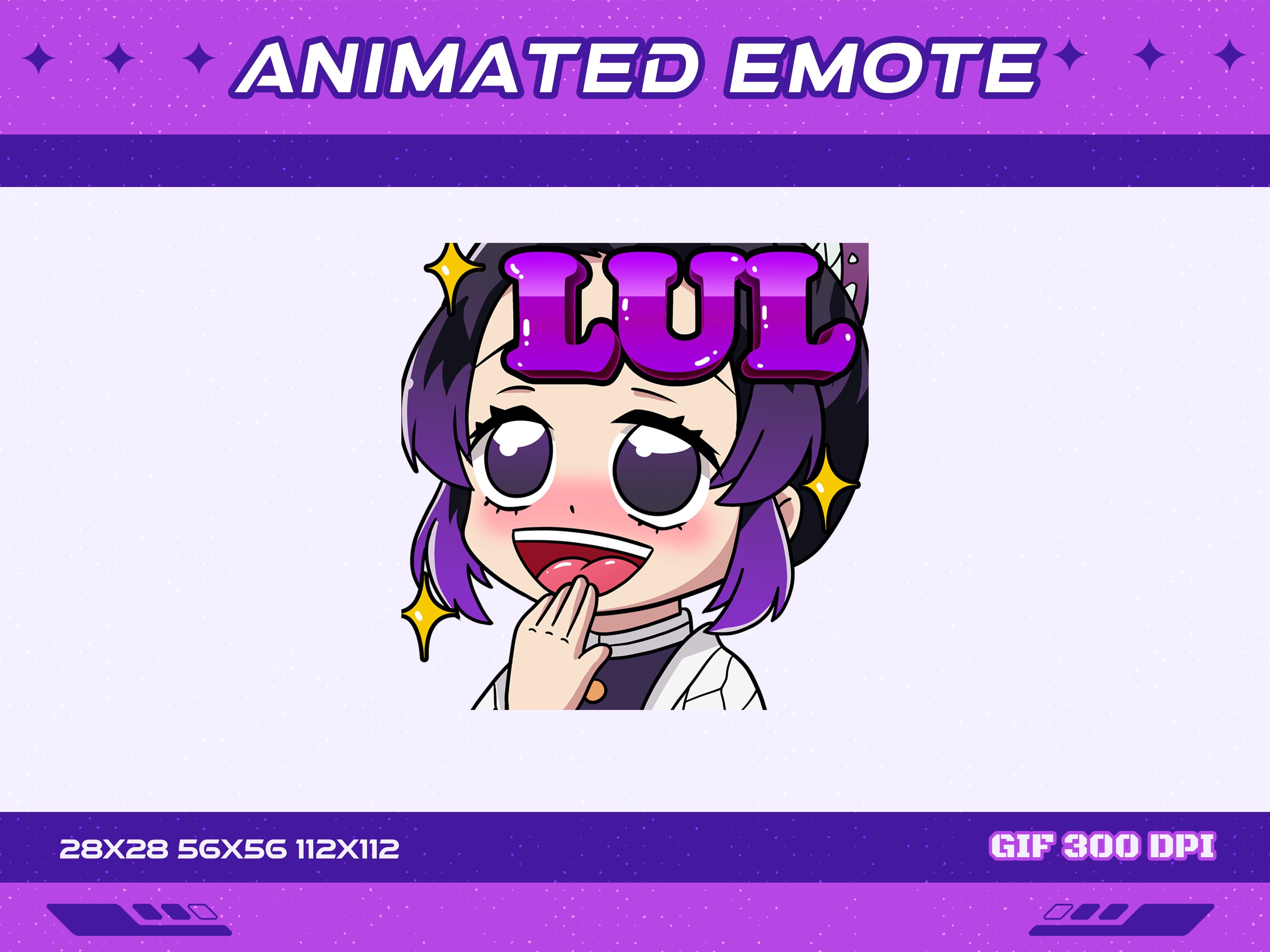 Lul Demon Fighter Animated Anime Emote, Lul Anime Demon Fighter ...
