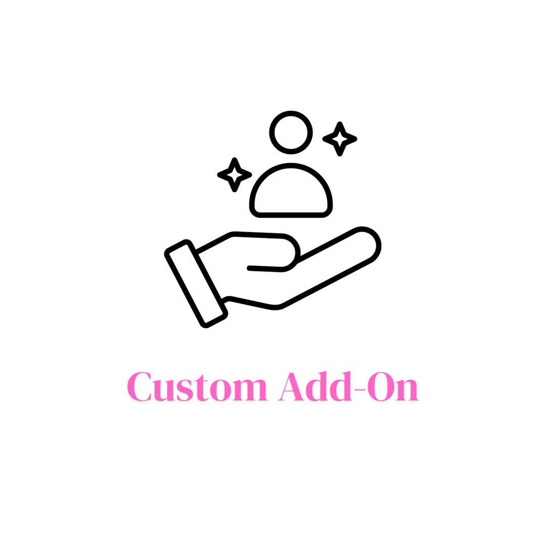 Custom Order Add-on Fee - Etsy