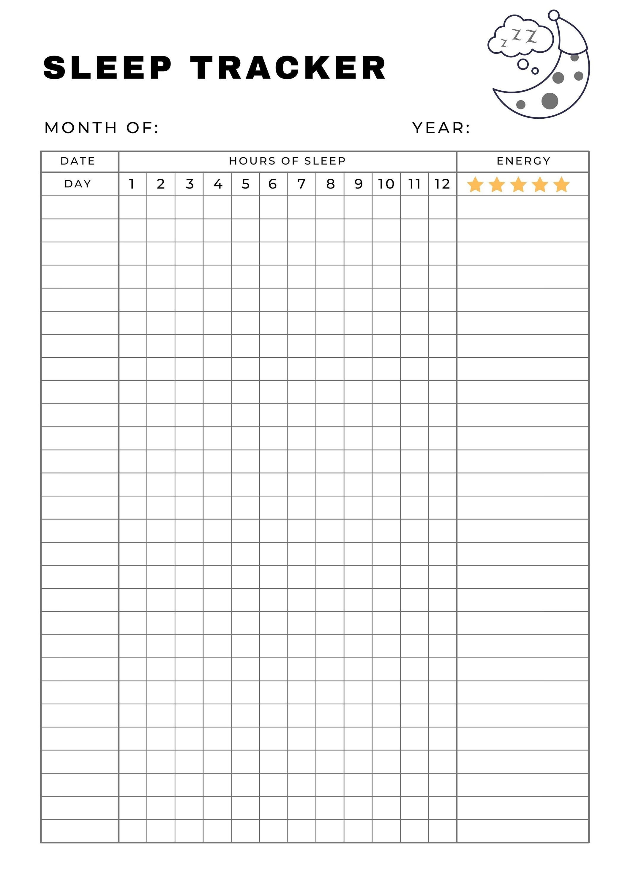 Sleep Tracker - Etsy