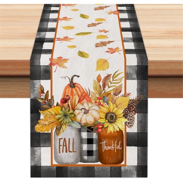 Fall Table Runner - Etsy