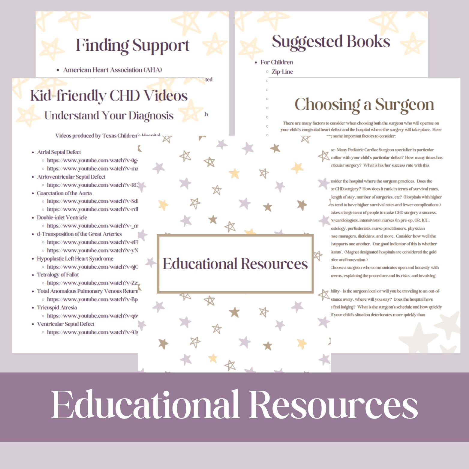 CHD Medical Organizer Binder Congenital Heart Defect Medical Planner ...