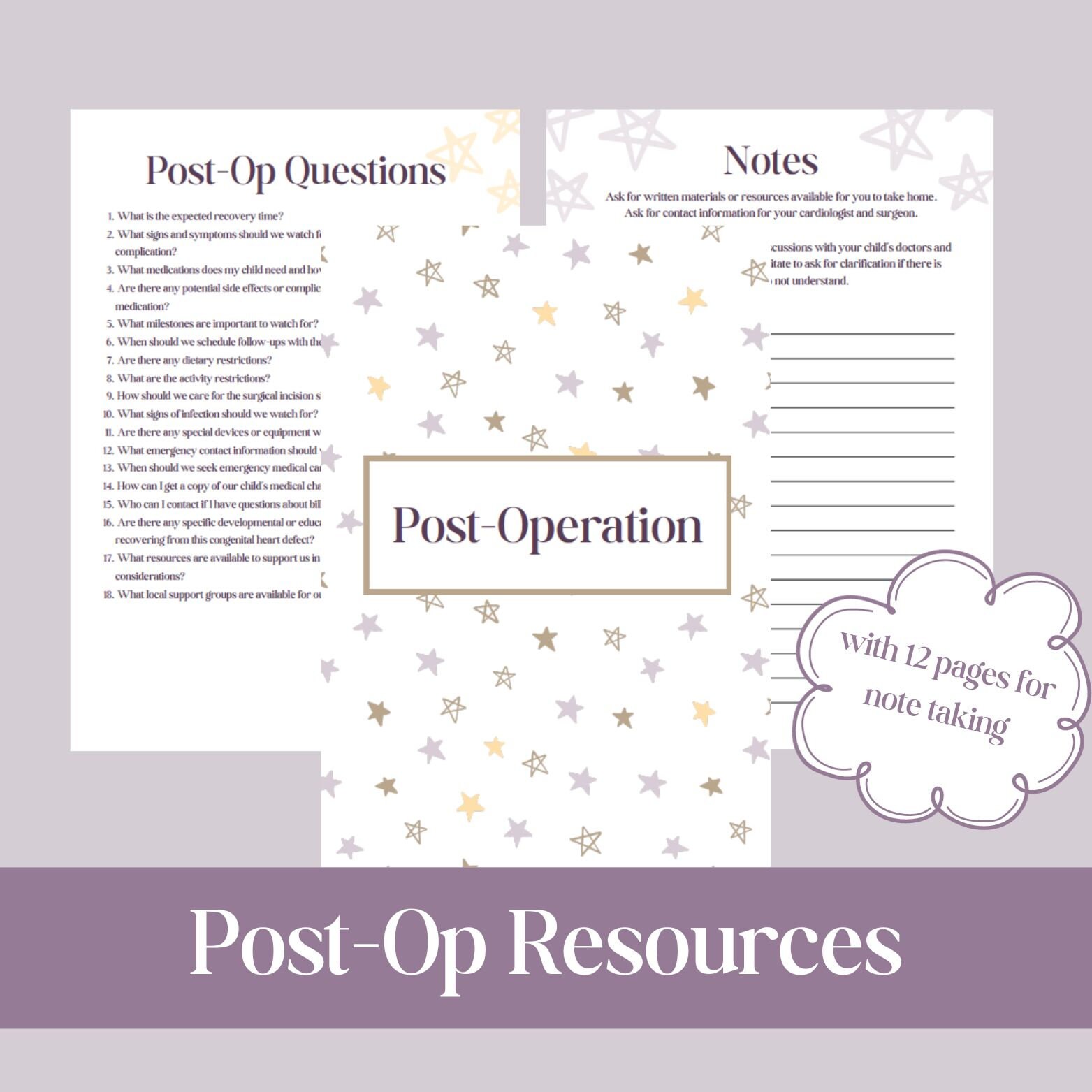 CHD Medical Organizer Binder Congenital Heart Defect Medical Planner ...