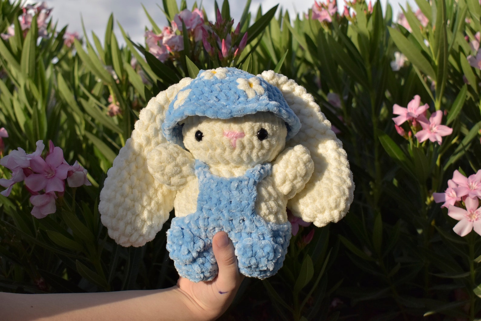 Bunny in Overalls Crochet Bunny Crochet Crochet Plushie - Etsy