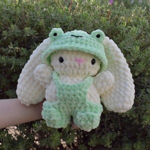Bunny in Overalls Crochet Bunny Crochet Crochet Plushie - Etsy