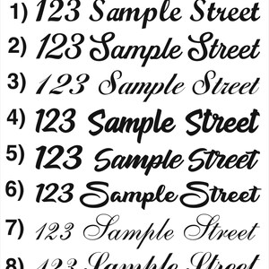 Custom House Address Signs | Modern Glossy Black Sign | White LED ...