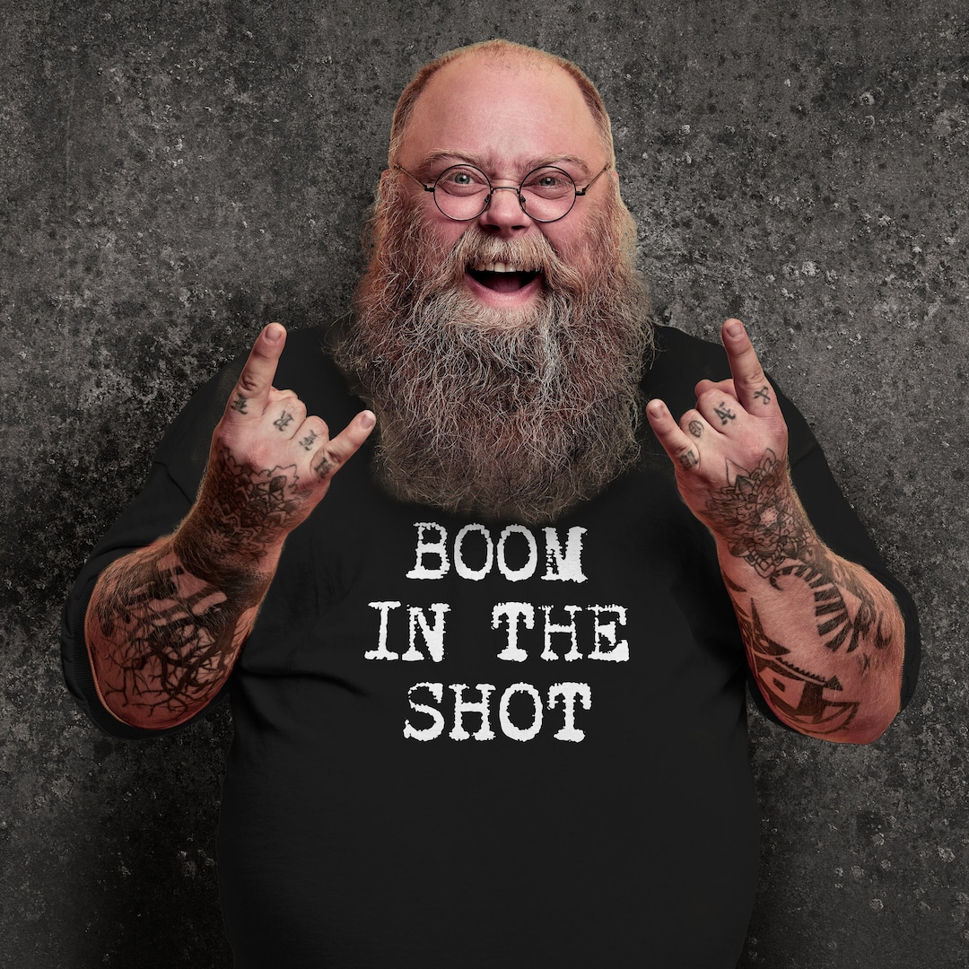 Boom in the Shot Filmmaker Shirt Film Maker Director Boom Operator Sound Design Mix Mixer ...