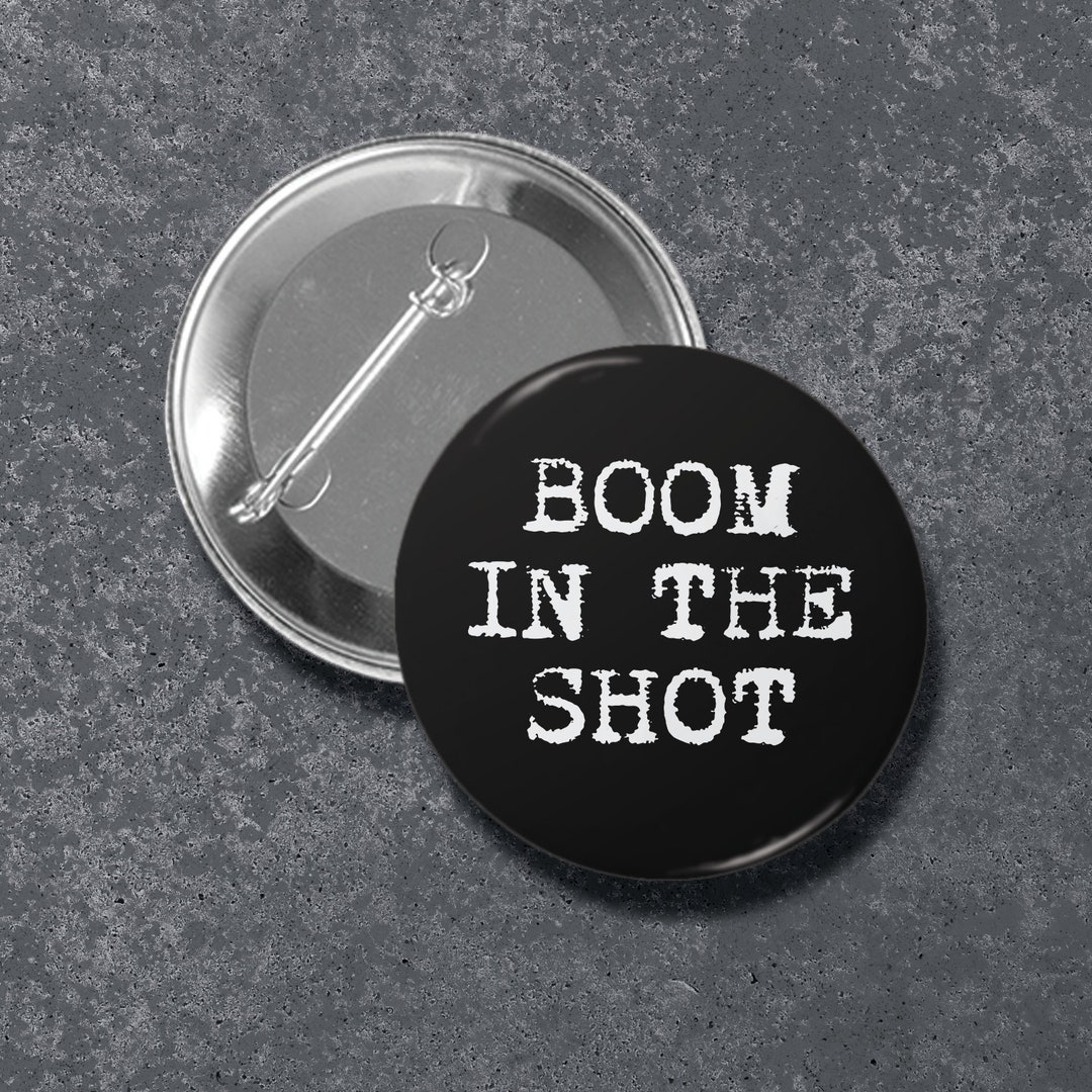 Boom in the Shot Button Gift for Filmmaker Film Movie Sound Engineer ...