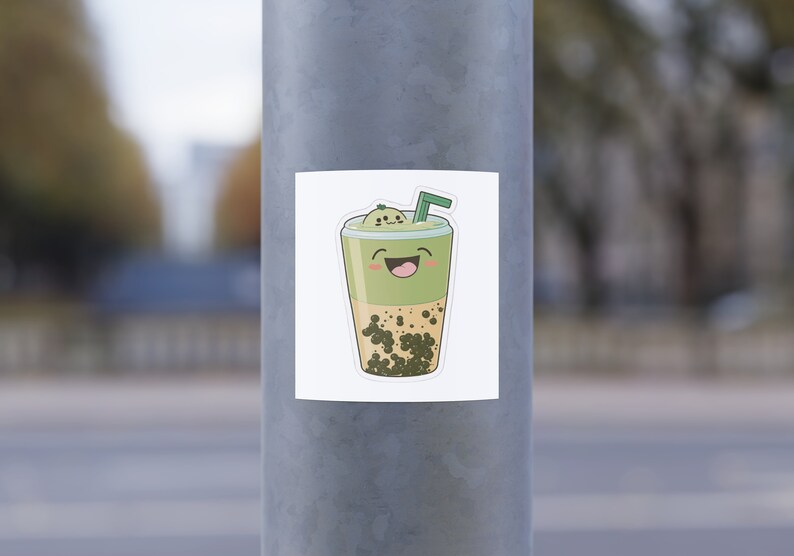 Boba Tea Print and Cute Stickers 21 Pack Kawaii Bubble Tea PNG 300 DPI ...