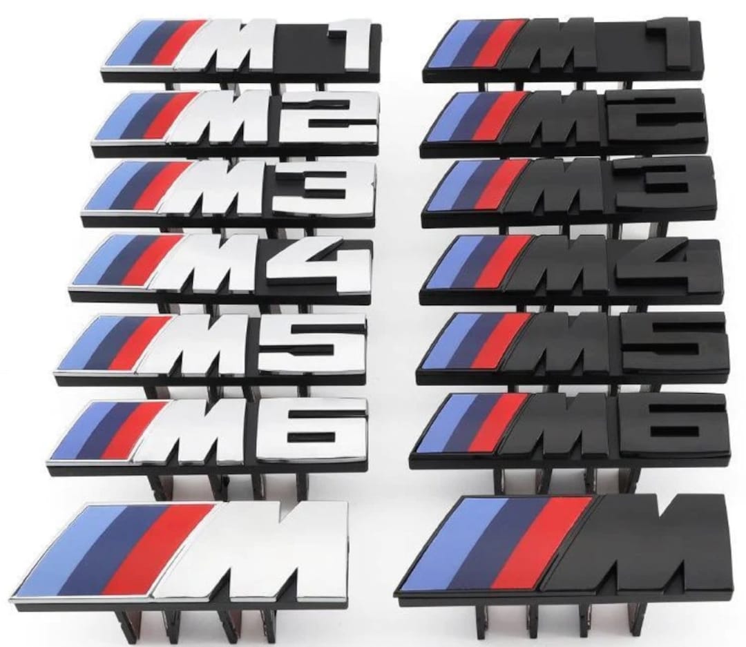 BMW Emblem Abzeichen für den Kühlergrill M M1 M2 M3 M4 M5 M6 - Etsy ...