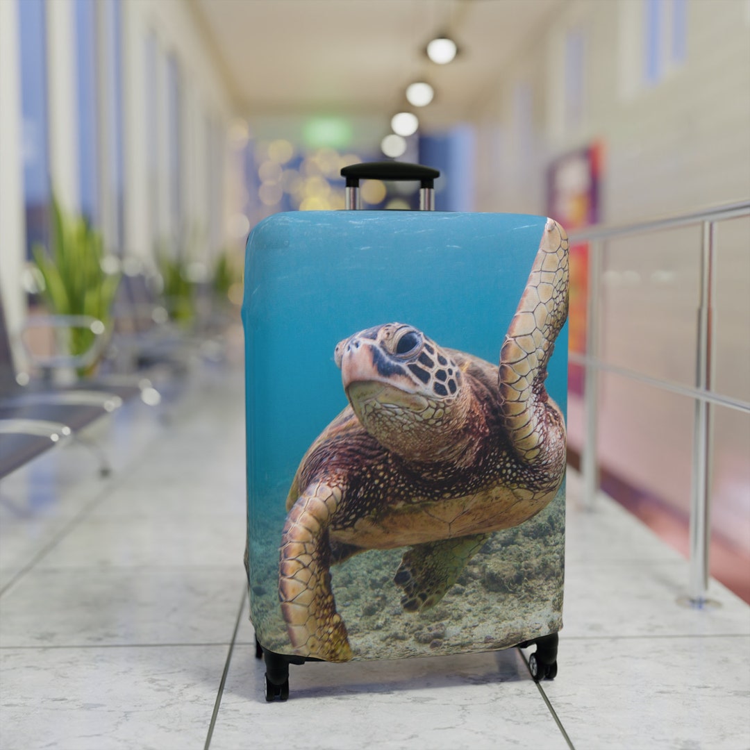 Turtle Bro Ocean Themed Suitcase Baggage Luggage Cover - Etsy
