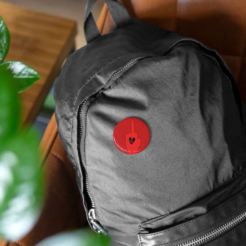 Red Bloody Hands Middle Finger Pin Buttons Pins Israel Israeli Jewish ...